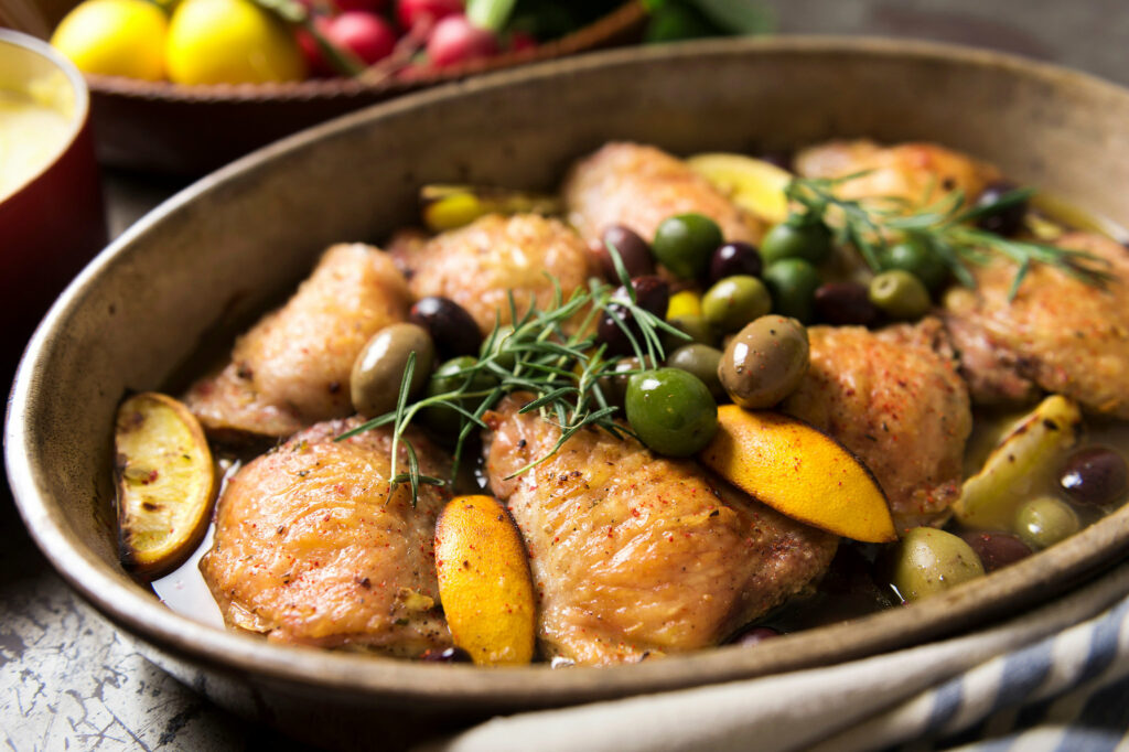 Poulet au Citron & Olives - Barnier Olives